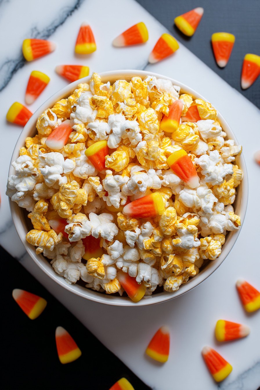 Quick Snack Recipes Halloween Popcorn Trio