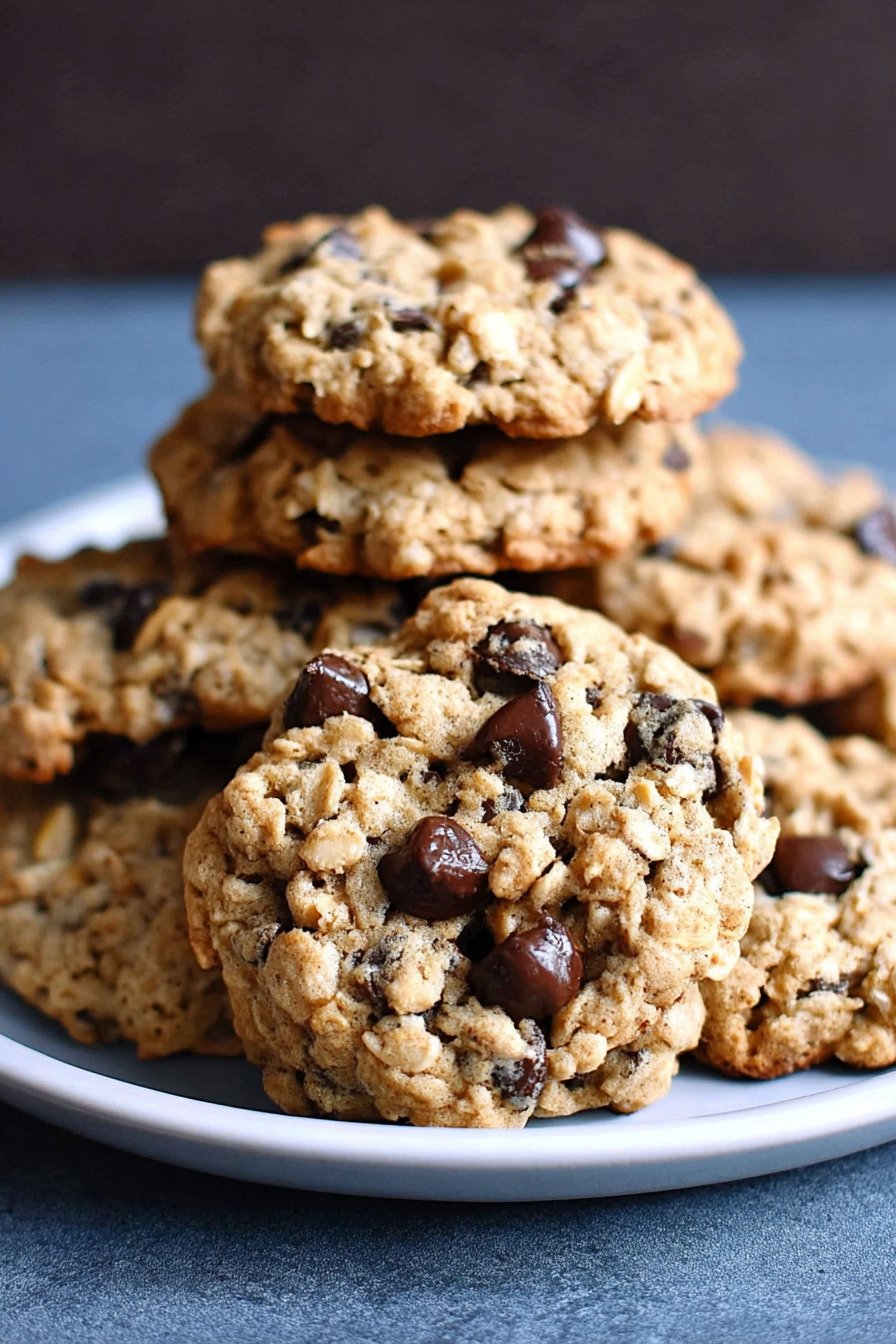 Oatmeal Chocolate Chip Cookie Recipe Chewy And Easy