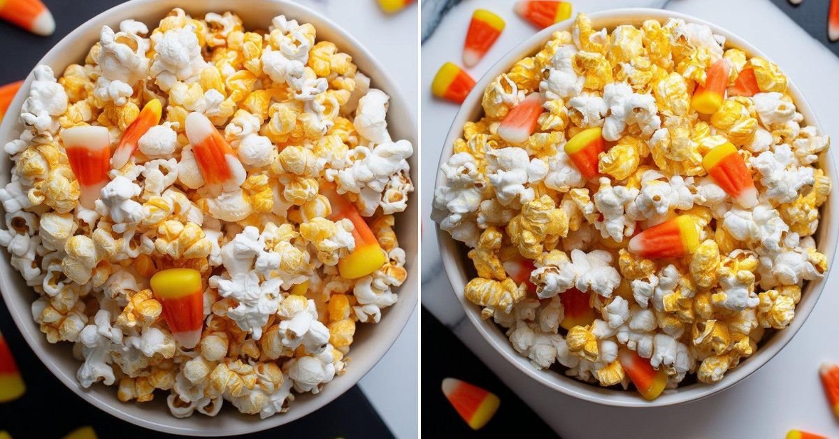 Quick Snack Recipes Halloween Popcorn Trio